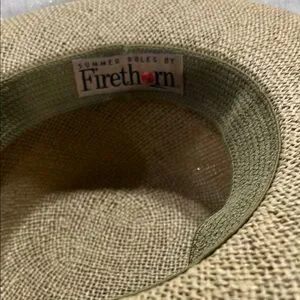 Summer Rules by Firethorn | Accessories | Elegant Tan Straw Hat With ...